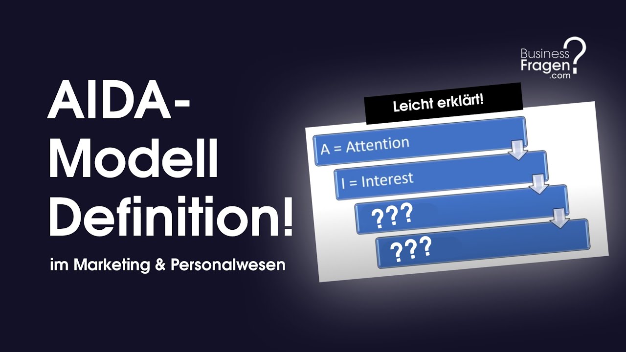 Aida Modell Definition und Erklärung - Marketing & Personalwesen - YouTube