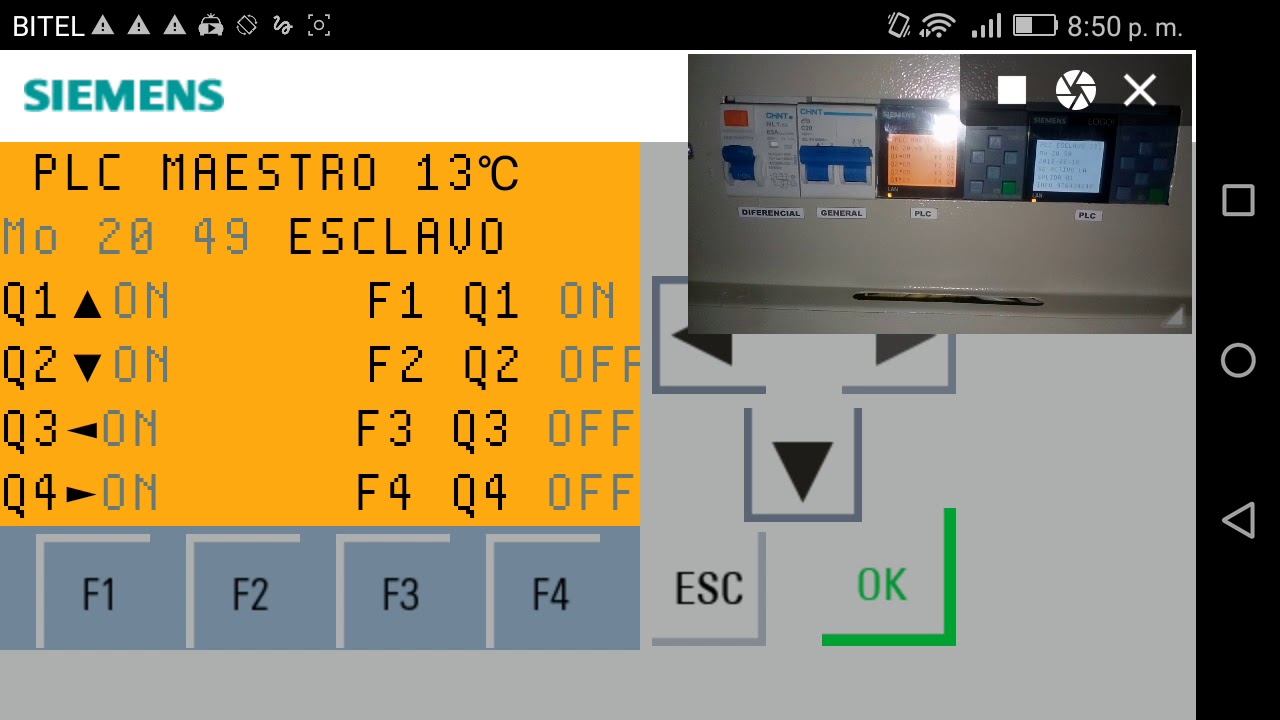 Maestro-Esclavo PLC logo prueba de funcionamiento - YouTube