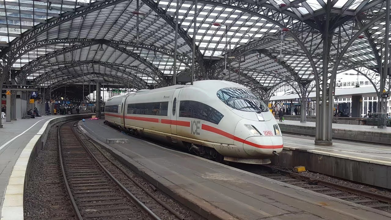 2x ICE 3 in Köln Hbf: ICE519 München Hbf - YouTube