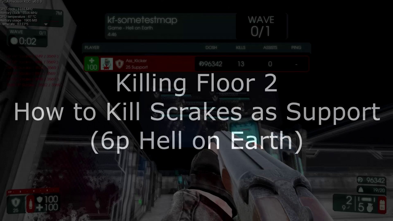 Killing Floor 2 Support vs Scrakes - YouTube