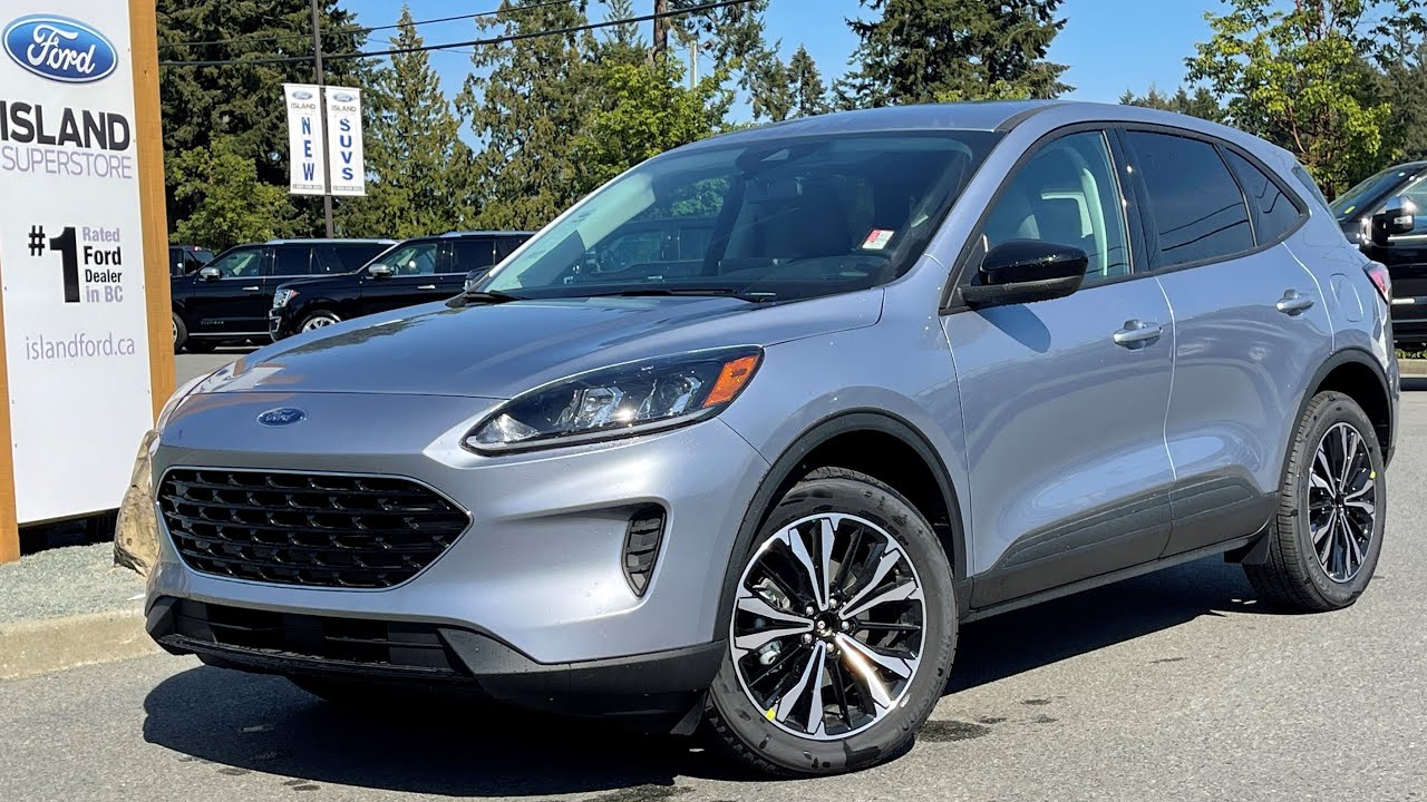 2022 Ford Escape SE + NAV, Heated Seats, AWD Review | Island Ford - YouTube