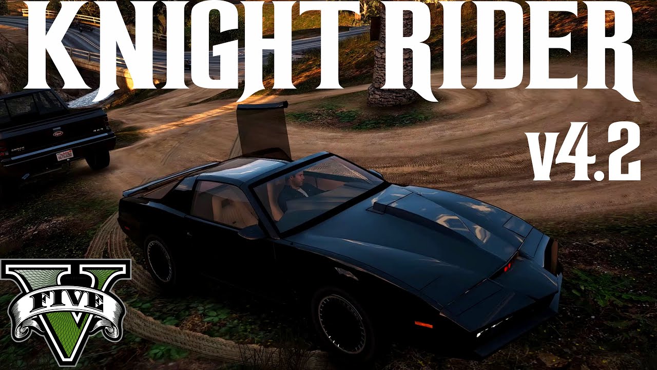 GTA 5 Knight Rider Mod v4.2 - KITT T-Top roof Animation - YouTube