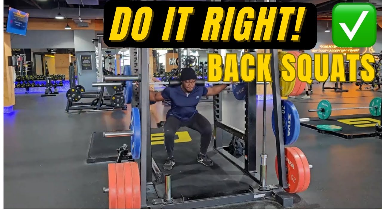 How To Perform Back Squat ( WITH PROPER FORM!)| Leg Workout - YouTube