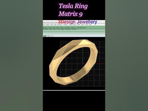 ||🔷How To Make Plain Gold Ring🔷#Matrix9 #Rhino 3D #Jewellery Cad Design #Tutorial #rhino - YouTube