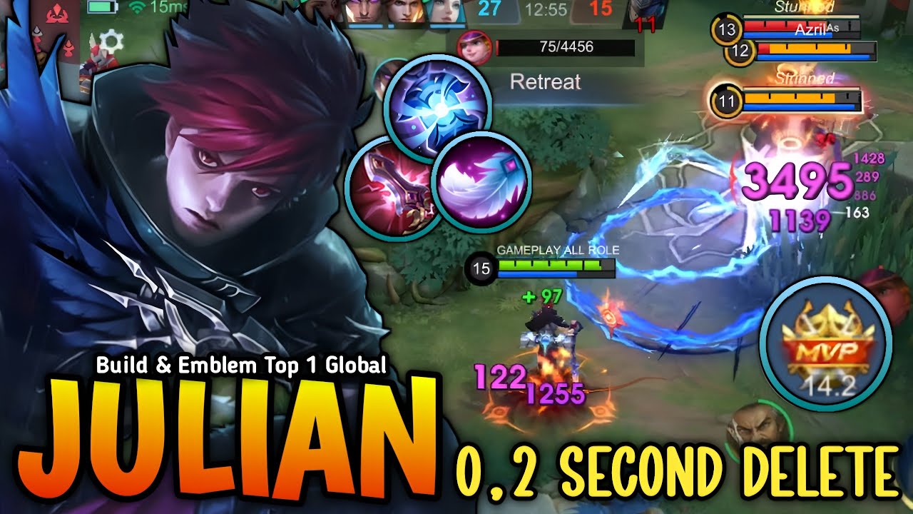18 Kills No Death!! Julian Perfect Instant Kill Combo Broken Burst DMG ...