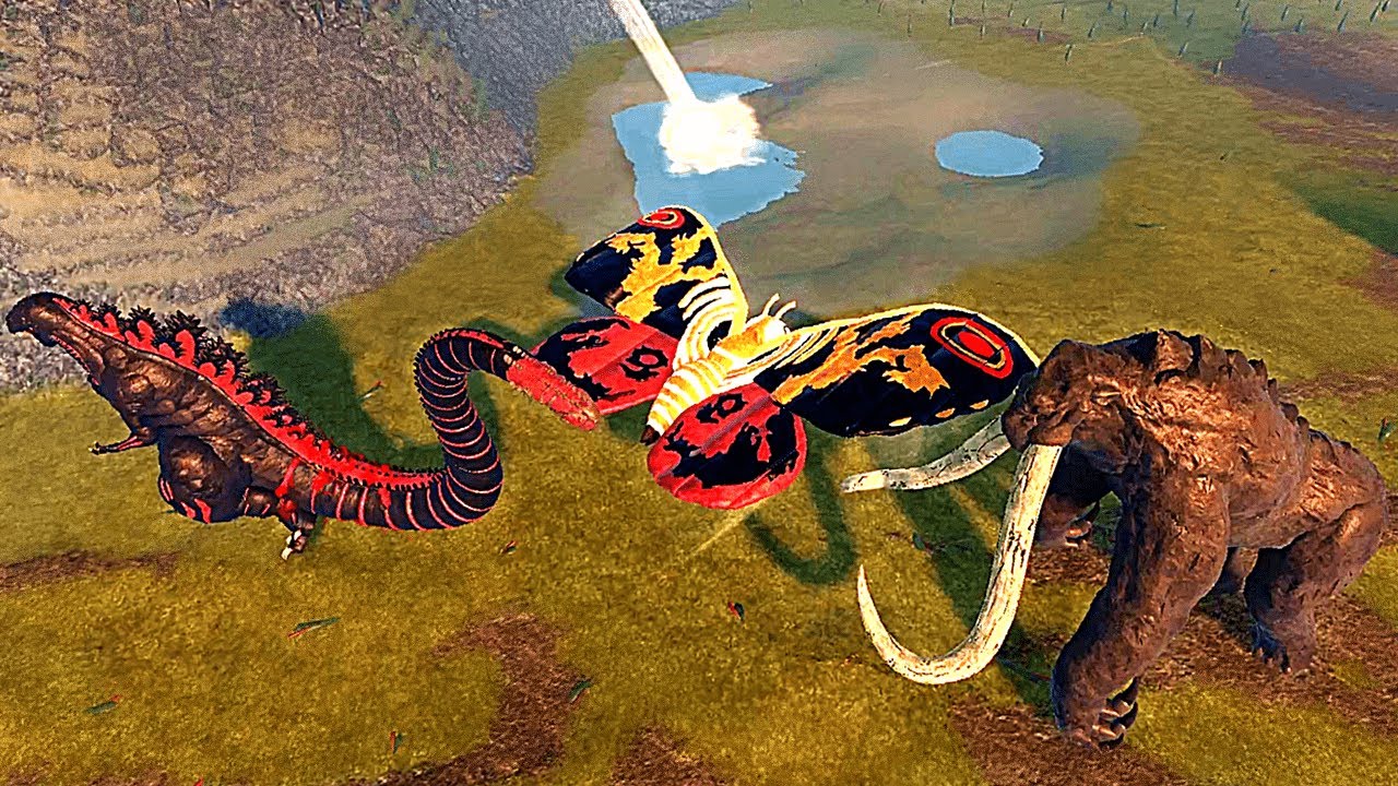 Mothra & Behemoth vs Shin Godzilla / Epic Battle | Kaiju Universe - YouTube