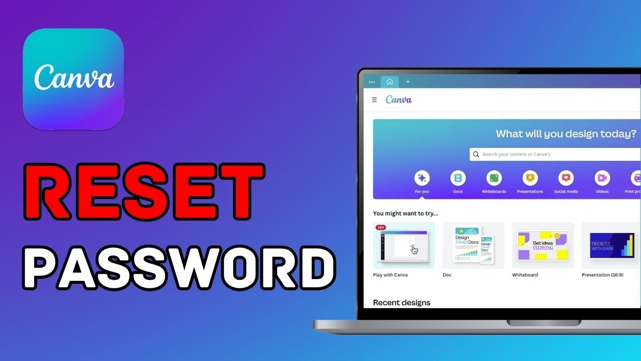 How to Reset Password on Canva PC 2025? - YouTube