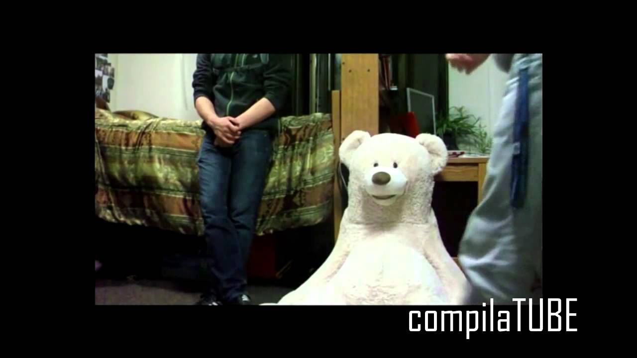 Extremely Funny Meet the scare bear Prank - YouTube