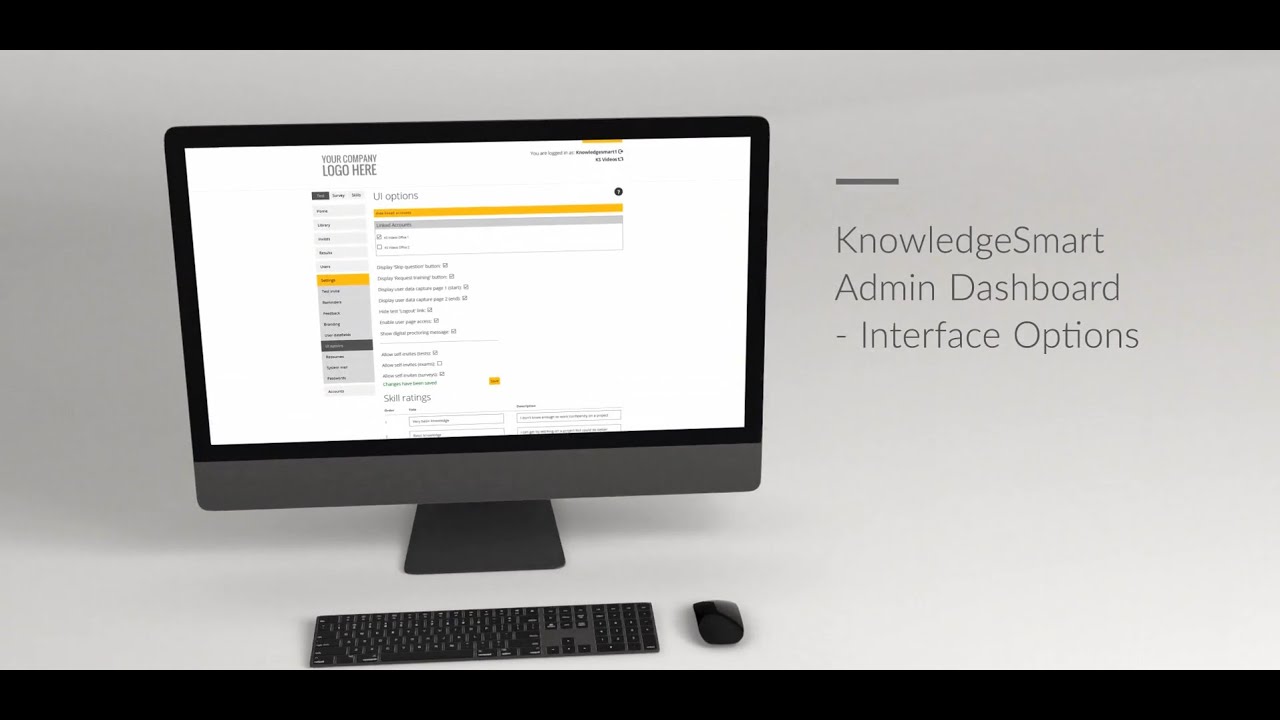 KnowledgeSmart Interface Customisation - YouTube