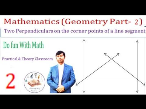 Geometry - construction of right angle at end corner #geometry # ...