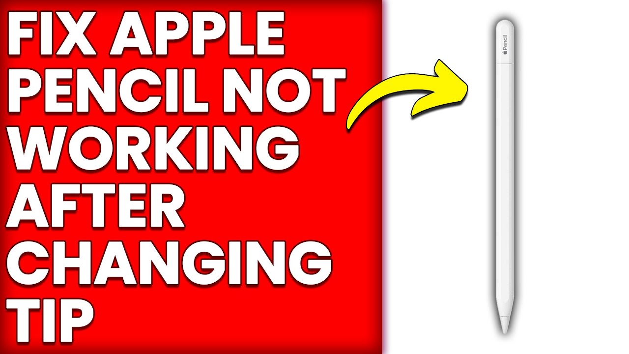 How To Fix Apple Pencil Not Working After Changing Tip (Quick Solution ...