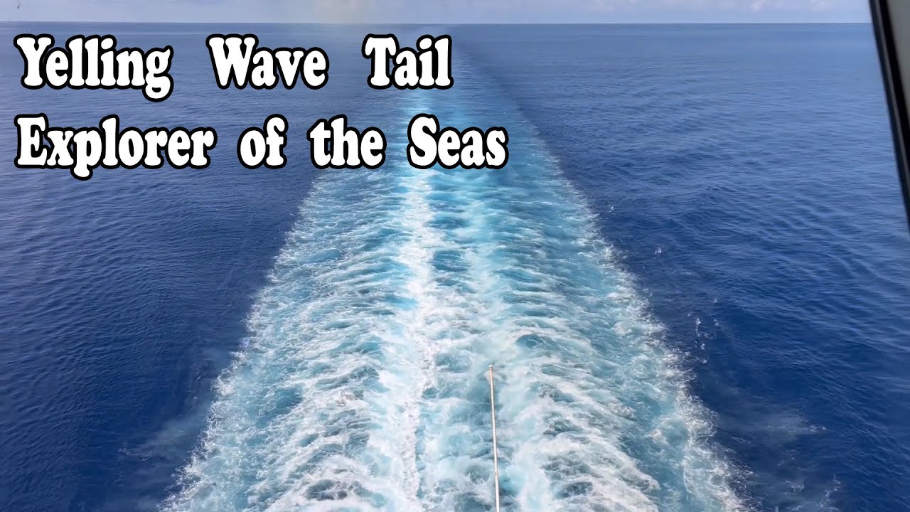 Yelling Wave Tail. Explorer of the Seas - YouTube