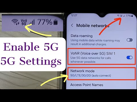 How to Enable 5G on Samsung Galaxy M34 5G | Turn ON 5G | Activate 5G | 5G Settings - YouTube