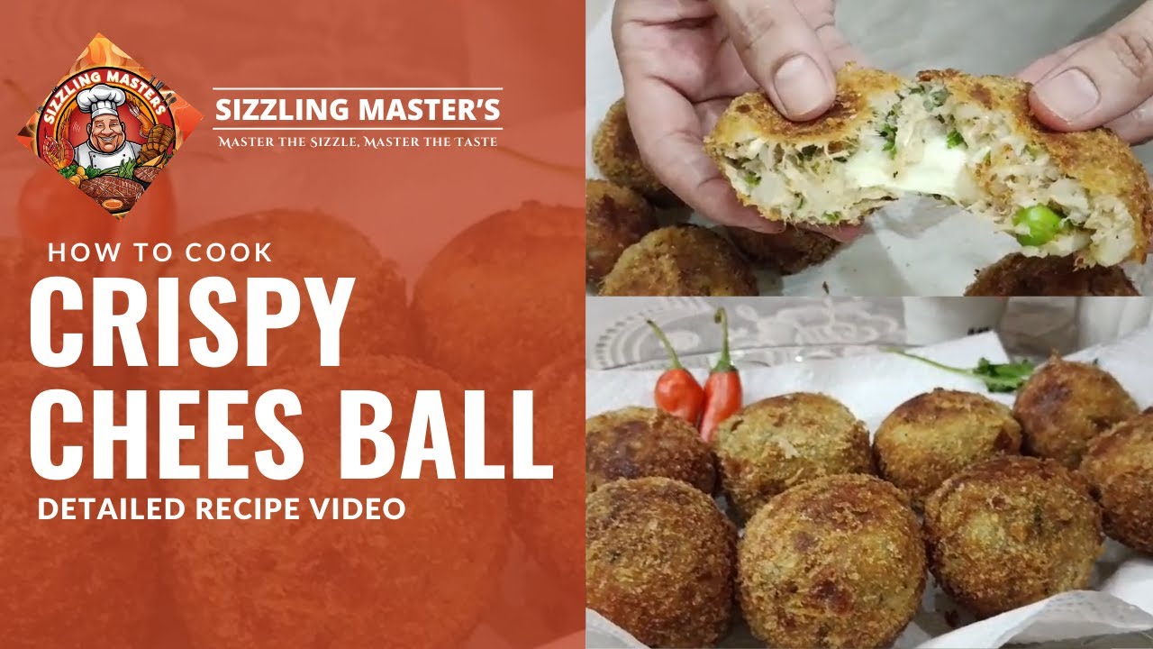 CRISPY CHEES BALL RECIPE - YouTube