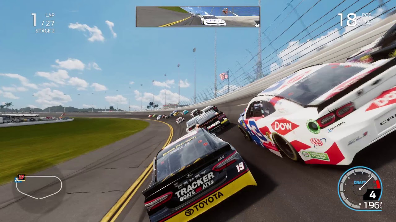 NASCAR Heat 4 White Knuckle Racing League race at Daytona - YouTube