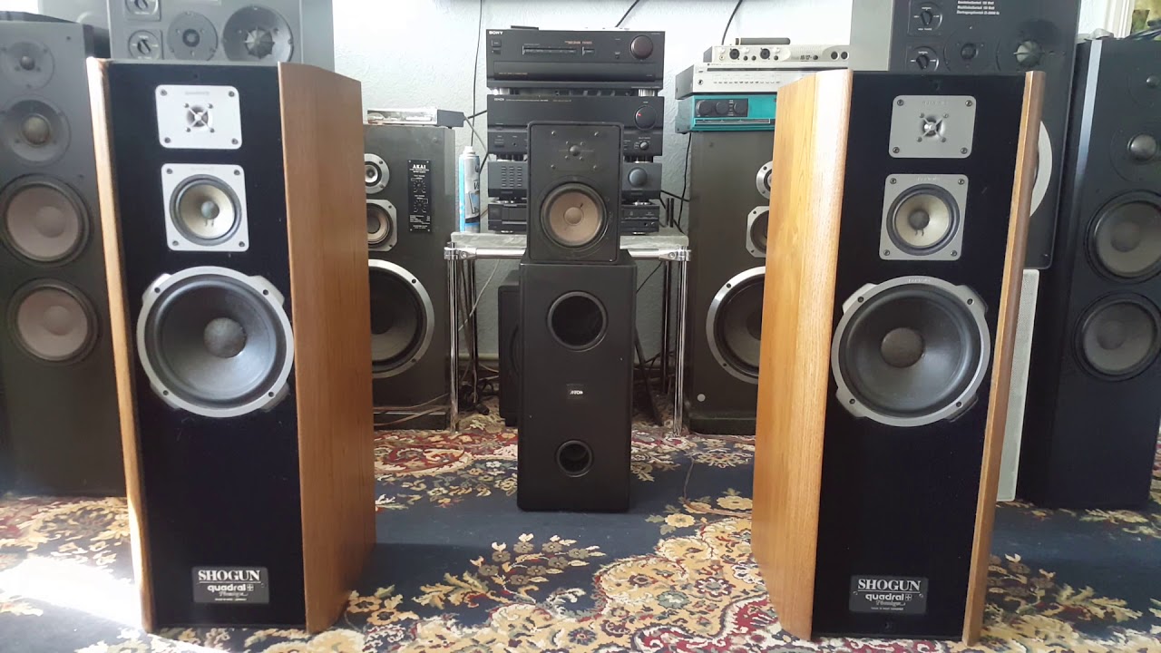 Quadral shogun mk4 & denon pma 1080r test - YouTube