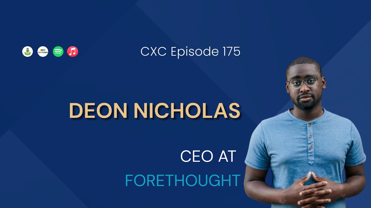 Deon Nicholas, CEO at Forethought AI talks about AI can transform any ...