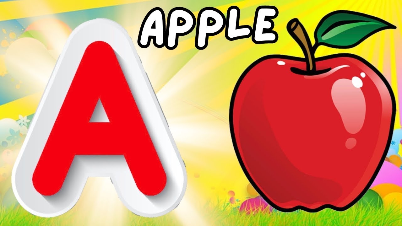 ABC song | a for apple | abc phonics song for toddlers | nursery rhymes ...
