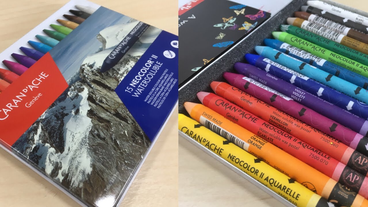 Neocolor II Review - Tutorial, How To, Tips & Demonstration - YouTube