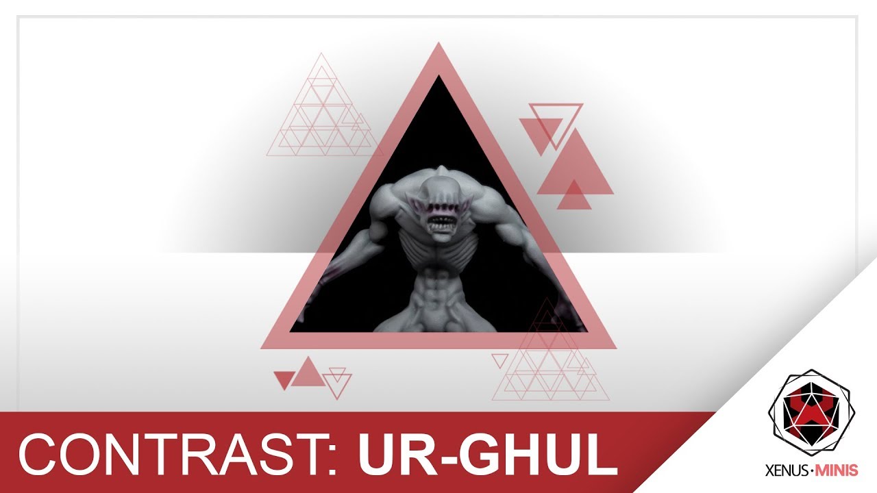 How to Quickly Paint an Ur-Ghul using Contrast - YouTube