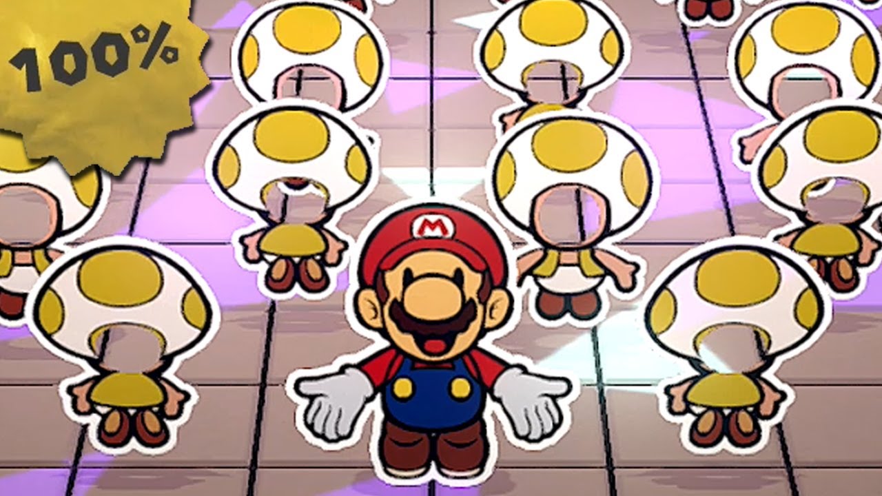 Temple of Shrooms 100% Collectibles Guide - Paper Mario: The Origami ...