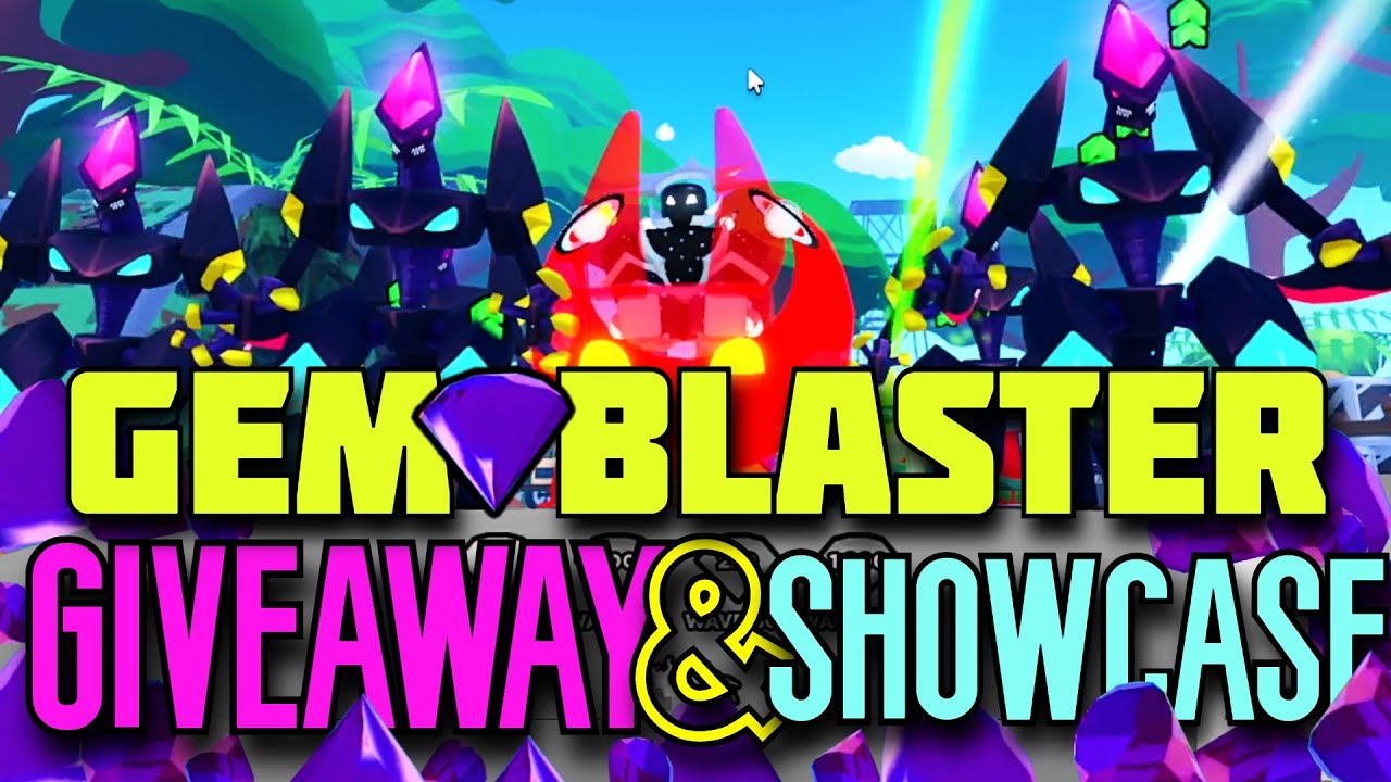 Gem Blaster SHOWCASE + Give-A-Way! world defenders - roblox - YouTube