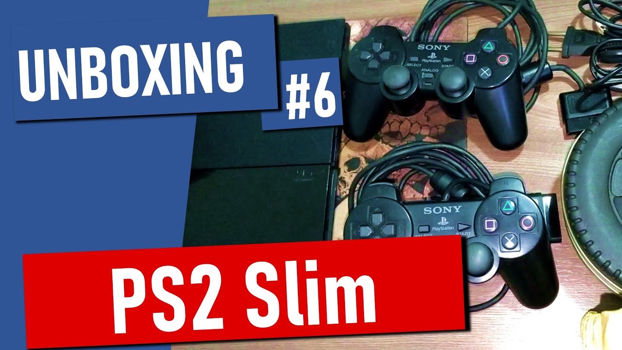 UNBOXING#6 | Playstation 2 Slim com vários jogos (PS2) - YouTube
