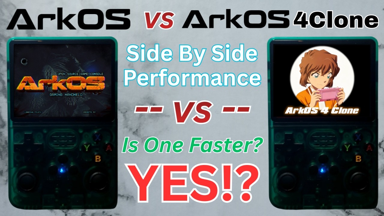 ArkOS vs ArkOS4Clones - Side by Side Performance Comparisons - YouTube