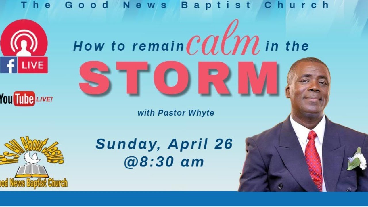 How To Remain Calm In The Storm - YouTube