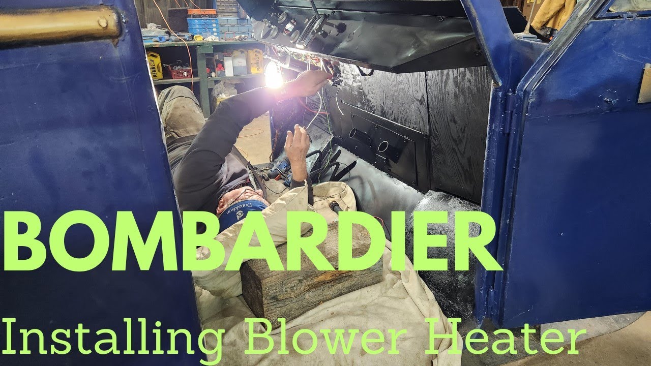 HOW TO INSTALL BLOWER MOTOR HEATER | BOMBARDIER - YouTube