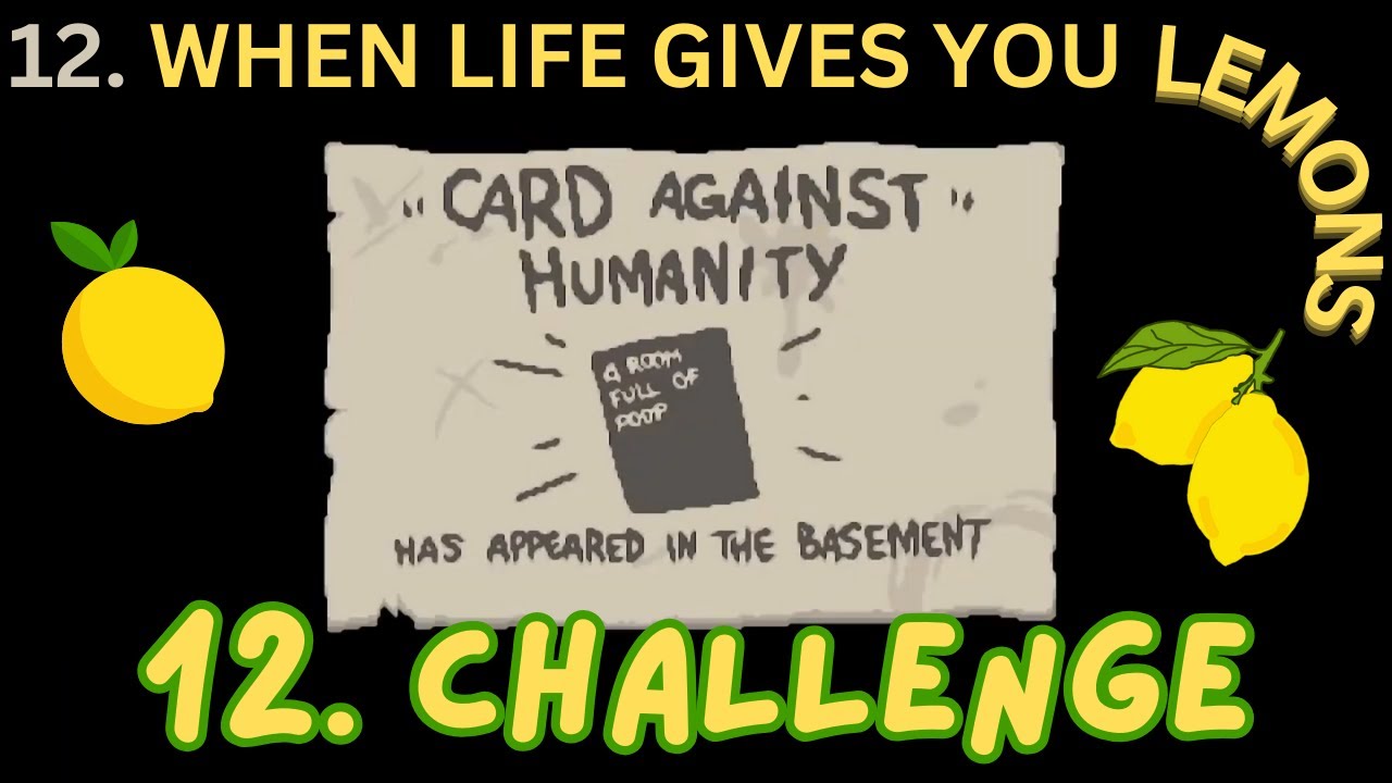 WHEN LIFE GIVES YOU LEMONS / Solo GAMEPLAY - CHALLENGE 12 - The Binding ...