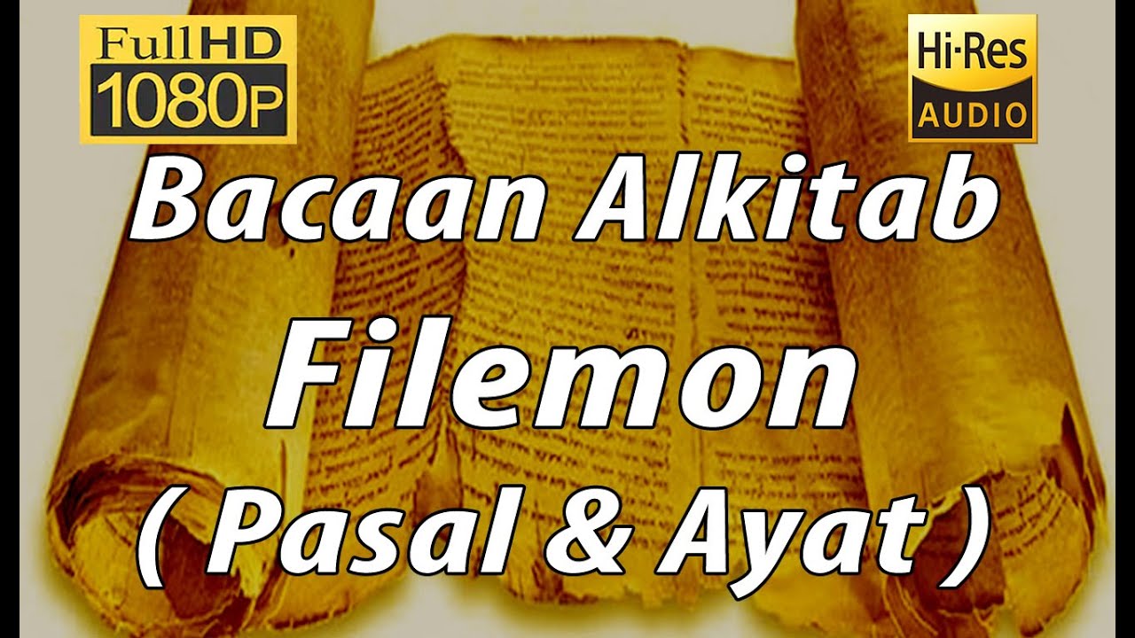 Alkitab Suara - Filemon | pasal & ayat | Full HD - YouTube