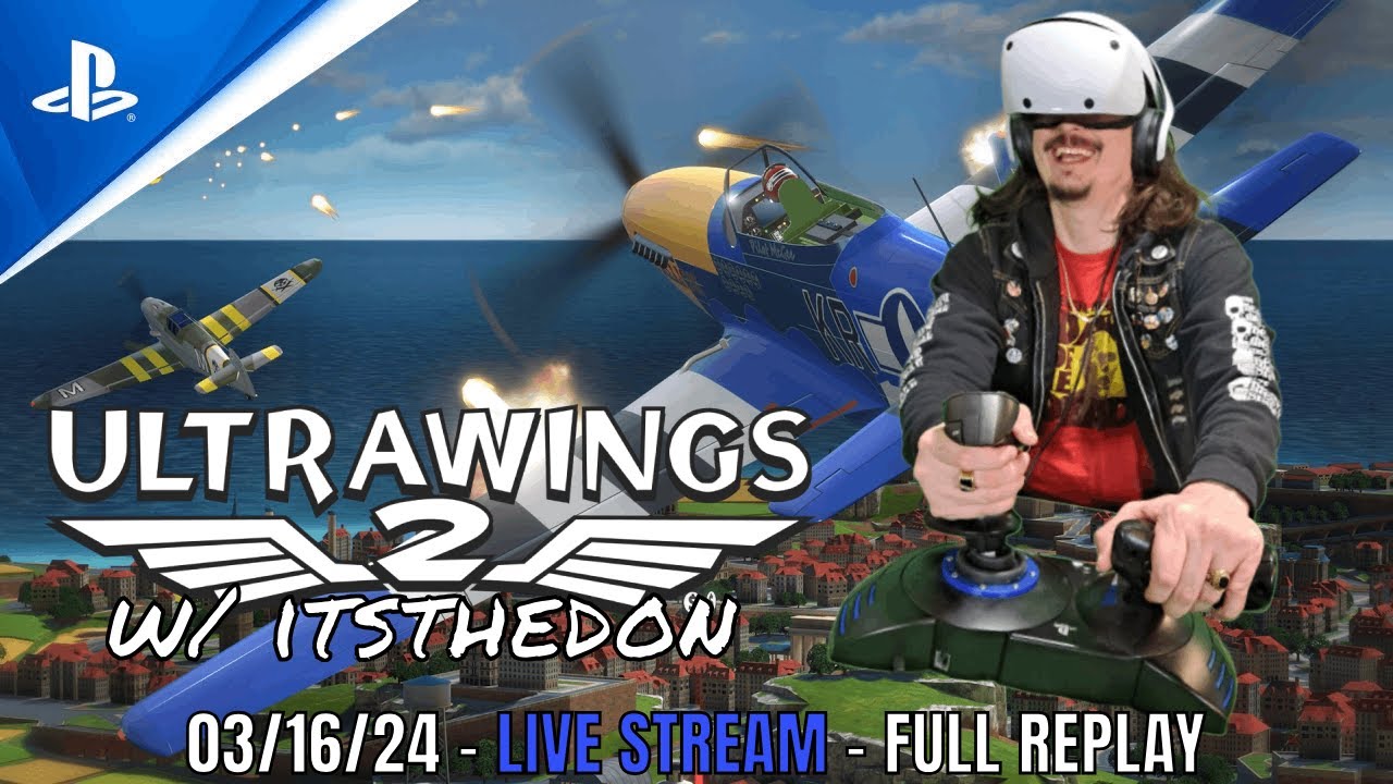 VR Flight Simulator LIVE!!! - 04.01.24 - PSVR2 - Ultrawings 2 VR ...