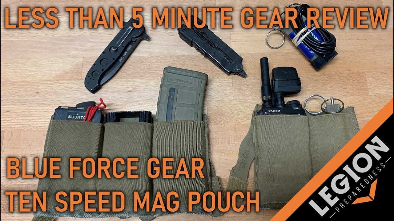 Blue Force Gear Ten Speed M4 Mag Pouch - (LT 5 Min Gear Review) - YouTube