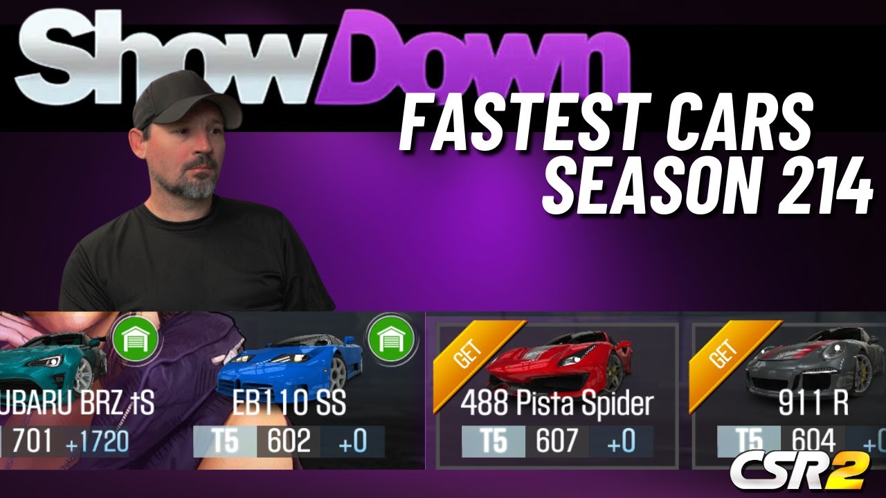 CSR2 Season 214 Elite Showdown Fastest Cars - YouTube