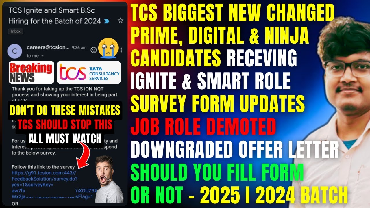 😱TCS BIGGEST CHANGE IN SELECTION CRITERIA | OFFER LETTER DOWNGRADE ...