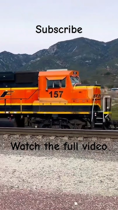 Featuring BNSF 157 GP60M-3 Ex-ATSF! EB Bare-tables Train. With ICHABOD! 4KHDR - YouTube