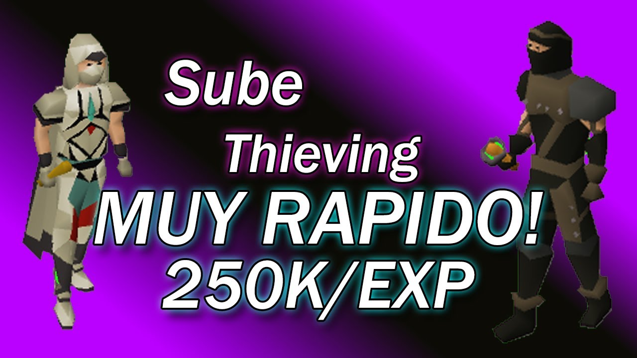 Blackjack Metodo MAS RAPIDO de subir Thieving! - YouTube
