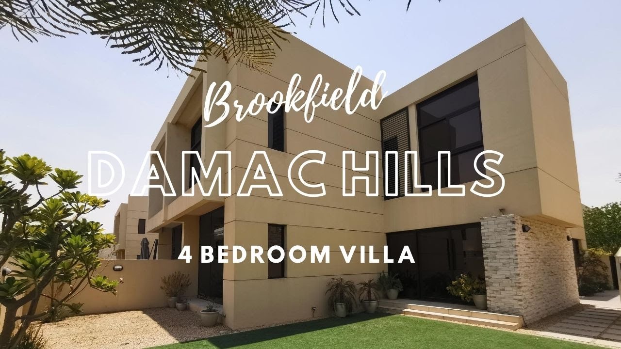 Inside TH-H 4 bedroom villa in Brookfield Damac Hills Dubai - YouTube