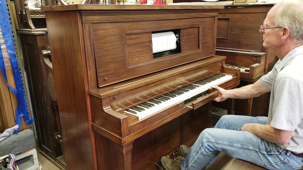 Bumble Bee Boogie - Cable Euphona Player Piano Fresh Rebuild - YouTube