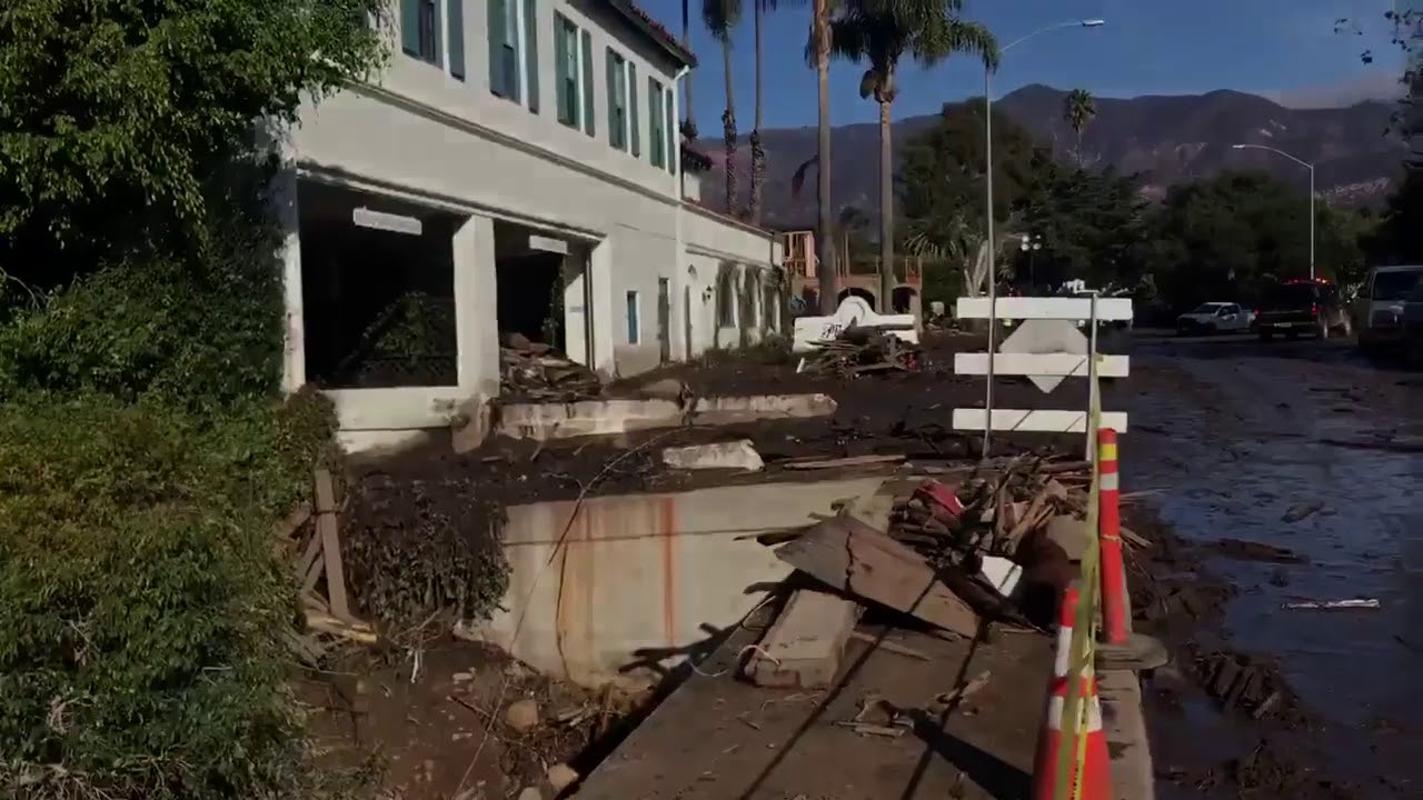 montecito flood January 2018 - YouTube