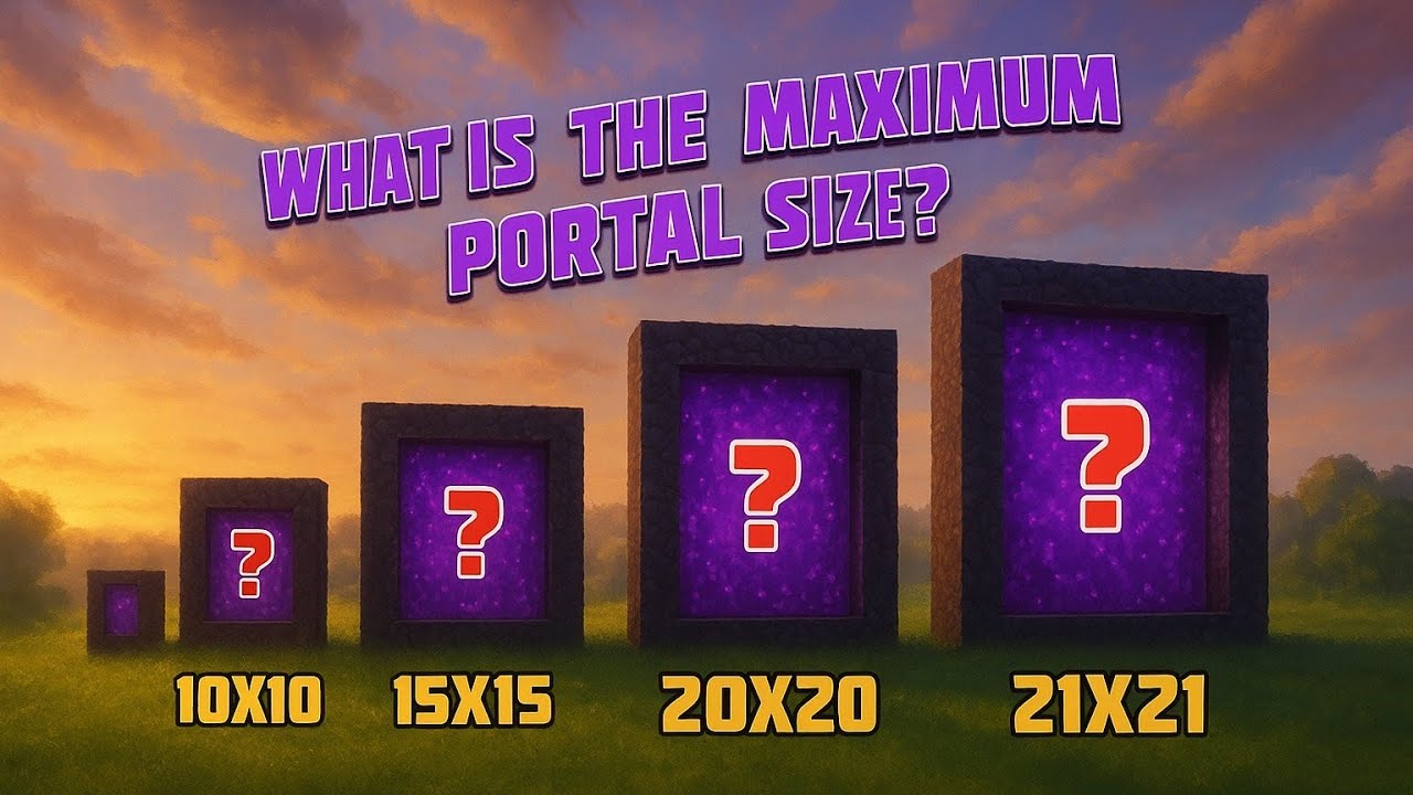 What is the maximum size of the portal? Experiment!!! - YouTube