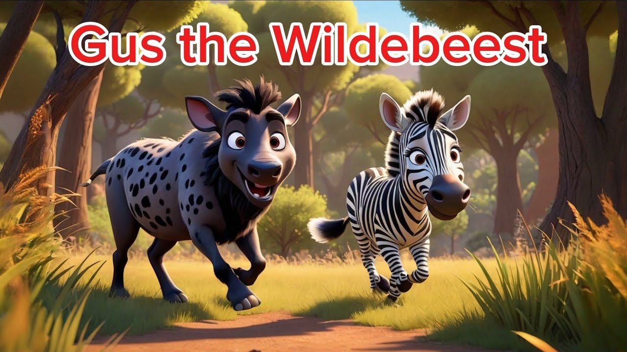 Gus the Wildebeest: The Traveler of the Savannah! 🐃🎶 Fun Song for Kids ...
