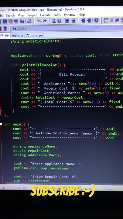Appliance Repair Ide Dev Ccppprogramming Youtube