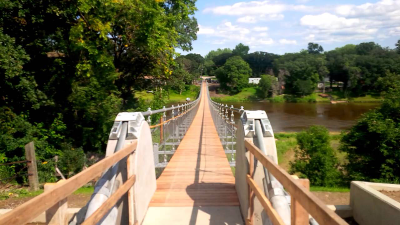 New Souris Swinging Bridge - YouTube