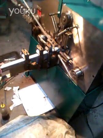 automatic hog ring machine(hog rings making machine) - YouTube