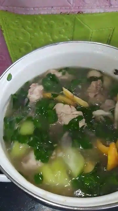 tinolang manok with sayote at dahon nang malunggay - YouTube
