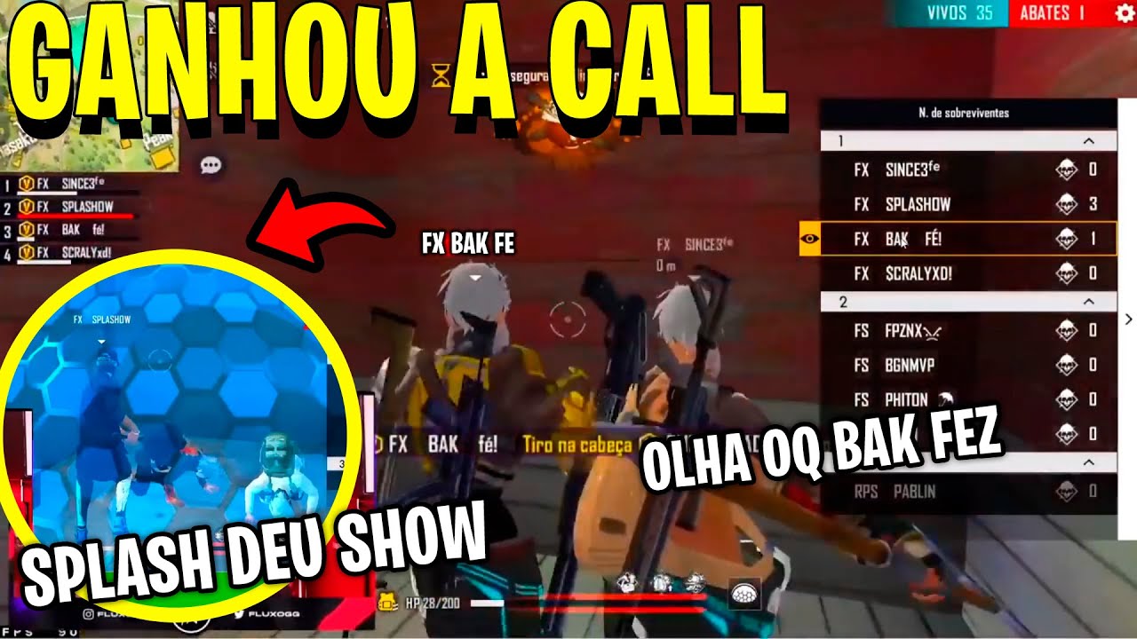ESSE FOI QUEBRA DE CALL DO FLUXO MAIS EPICA QUE VAI VER! BAK LEVOU NO ...
