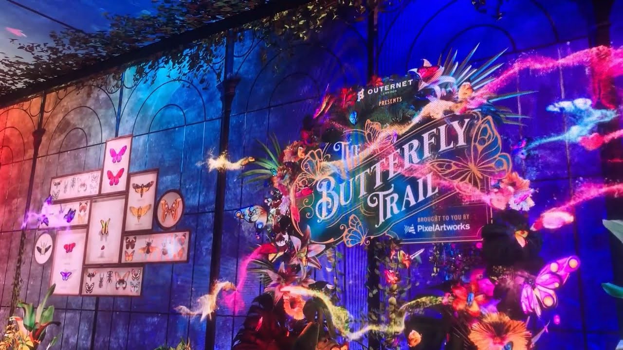 The Butterfly Trail | Outernet | Magical Mixed Reality Experience | The ...