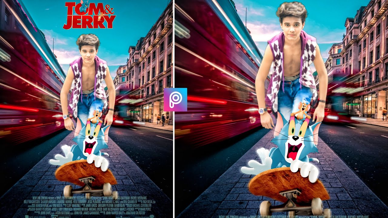 PicsArt Tom And Jerry Photo Editing Tutorial || Tom And Jerry Photo ...